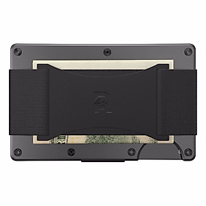 Ridge Wallets for Men - Slim Minimalist Wallet For Men, Front Pocket Wallets for Men, RFID Wallet For Men - Card Holder Wallet (Gunmetal Titanium)