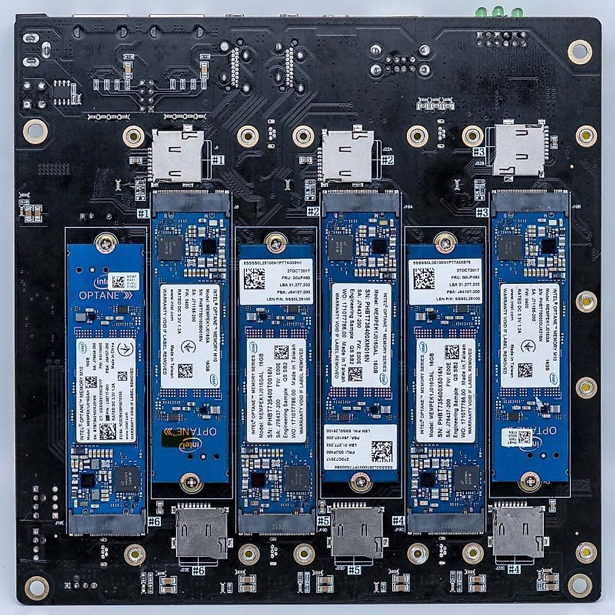 DeskPi Super6C for Raspberry Pi CM4 Cluster, Mini-ITX Board 6 RPI CM4 Supported, Power Supply Included
