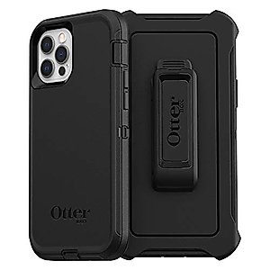 OtterBox for Apple iPhone 12/iPhone 12 Pro, Superior Rugged Protective Case, Defender Series, Black
