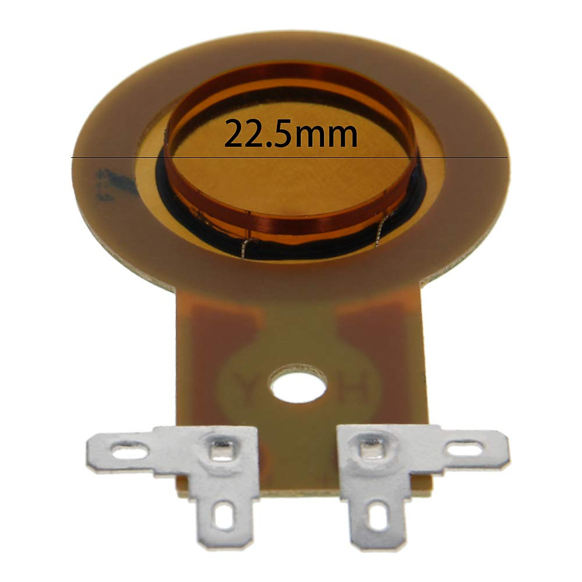 Fielect 25.5mm Tweeter Voice Coil Audio Speaker Resin Membrane Drive Head for Audio Replacement 8Ohm 4Pcs