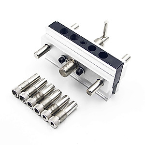 Tysun Self Centering Doweling Jig Drilling Guide Positioner Woodworking Doweling Jig Tool Hole Drilling Guide Self Centering Locator