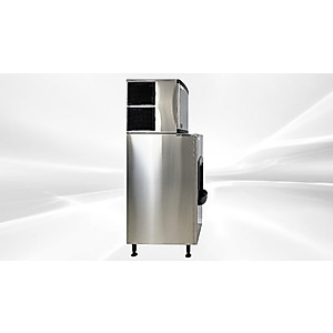 Commercial Ice Maker Hotel Ice Maker with Large Dispenser- 350 lb/per Day NSF Certified HD-130B