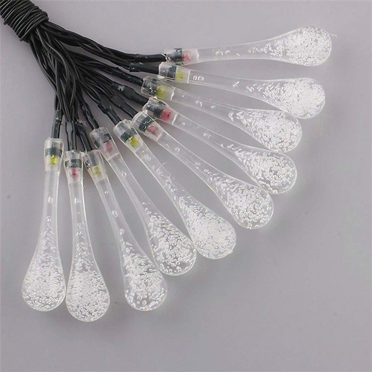 Uonlytech Lights Room Decor Icicle Style Fairy Lamp for Home Christmas Meteor Shower Rain Lights Meteor Shower Rain Lights for Christmas Solar Led Lamp Garden Light