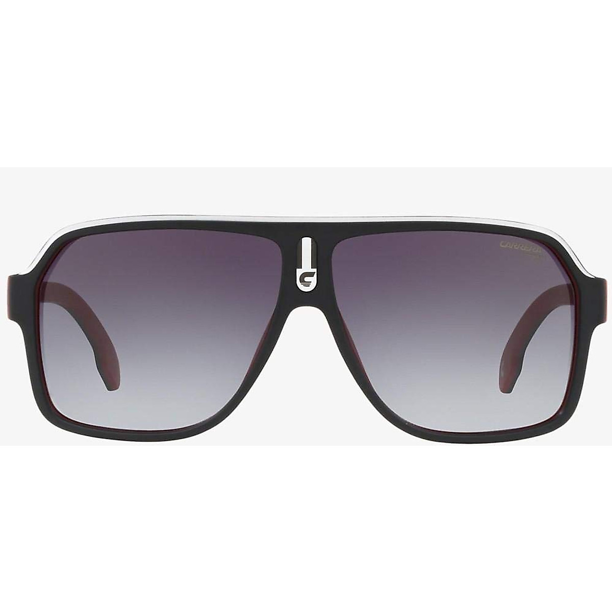Carrera 1001/S Matte Black Red/grey Shaded 62/11/140 Men Sunglasses