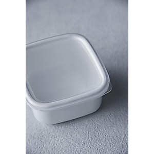Noda Horo White Enamel Stockpot Food Container (S) Imported from Japan (One Pack)