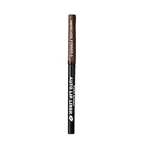 Ruby Kisses Auto Lip Liner Pencil, Long Lasting & Non-Fading, Smooth Application, Non-Feathering with Rich Color, No Sharpener Needed, Ideal for Full Lips Look (Cappuccino) (3 PACK)