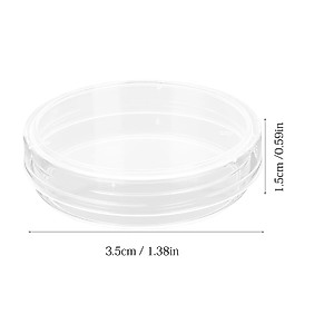 Petri Dishes with Lids:35mm/60mm/70mm Bioresearch Petri Dish Plate Culture Dishes for Science Projects Laboratories Biological Themed Party,30 pcs