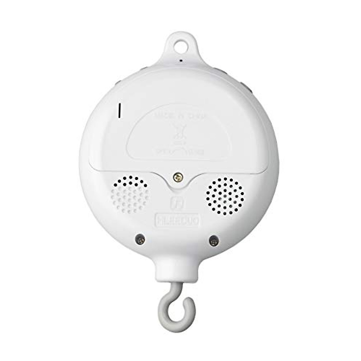 SAMYO Baby Crib Baby Bedding Battery-Operated Musical Mobile Rotary Music Box Plays 35 Tunes Volume Adjustable (Without Arm)