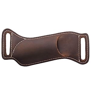 Fashion PU Covers Pouches PU Sheath Case Cover Small Sheath Perfect for Hiking Folding Sheath