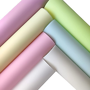 通用 7 Pack Transluscent Jelly Sheets TPU Film Frosted Candy Color Faux Leather Sheets Hologram Leatherette Fabric Thickness 0.4mm Perfect for Hair Bows Earrings Making