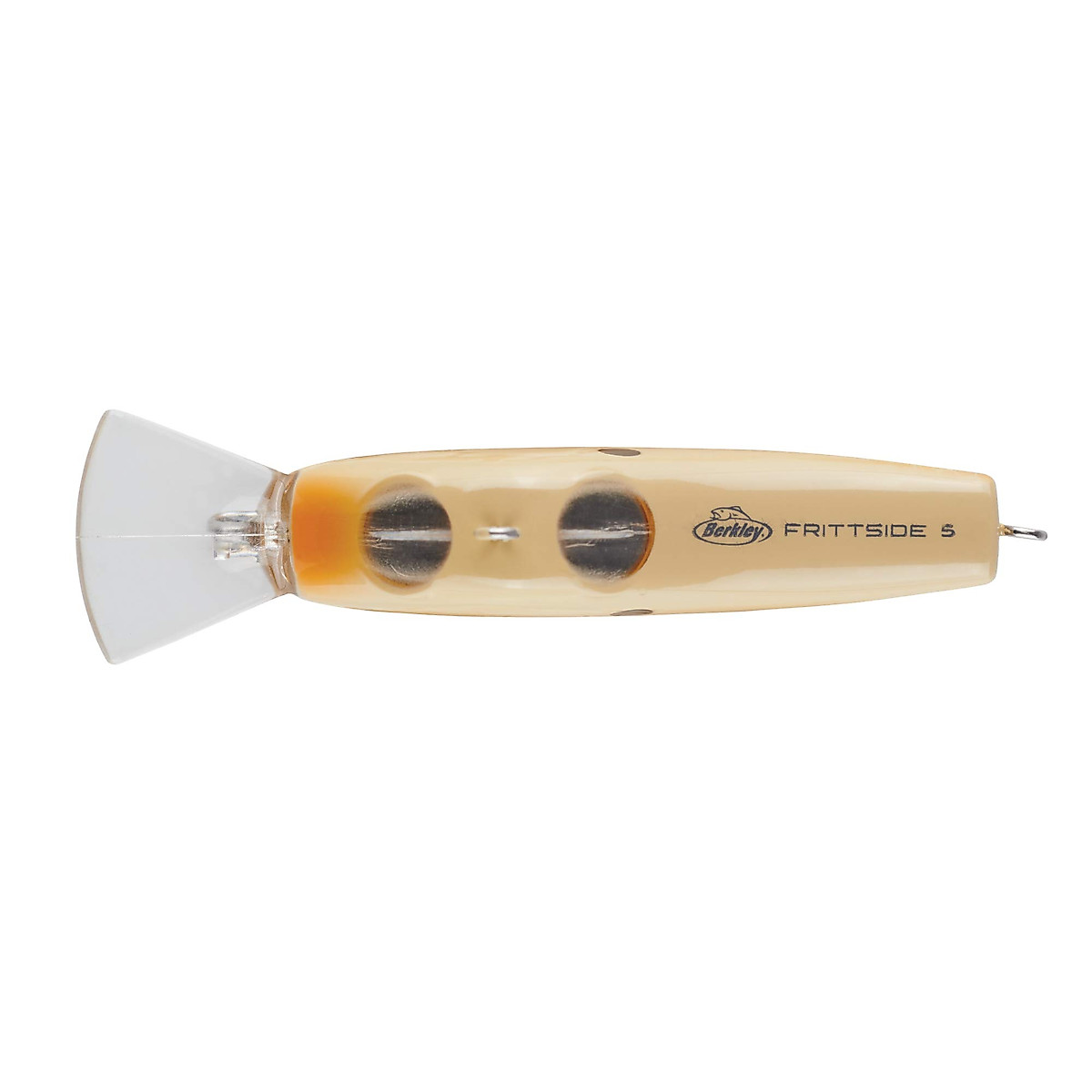 Berkley Frittside Fishing Lure, Cream Pie, 5 Junior (1/4 oz), 2in | 5cm Crankbaits, Classic Flat Side Profile Mimics Variety of Species and Creates Flash, Equipped with Sharp Fusion19 Hook