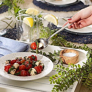 RSVP International Endurance Flatware Collection Stainless Steel, Dishwasher Safe, Serving Spoon