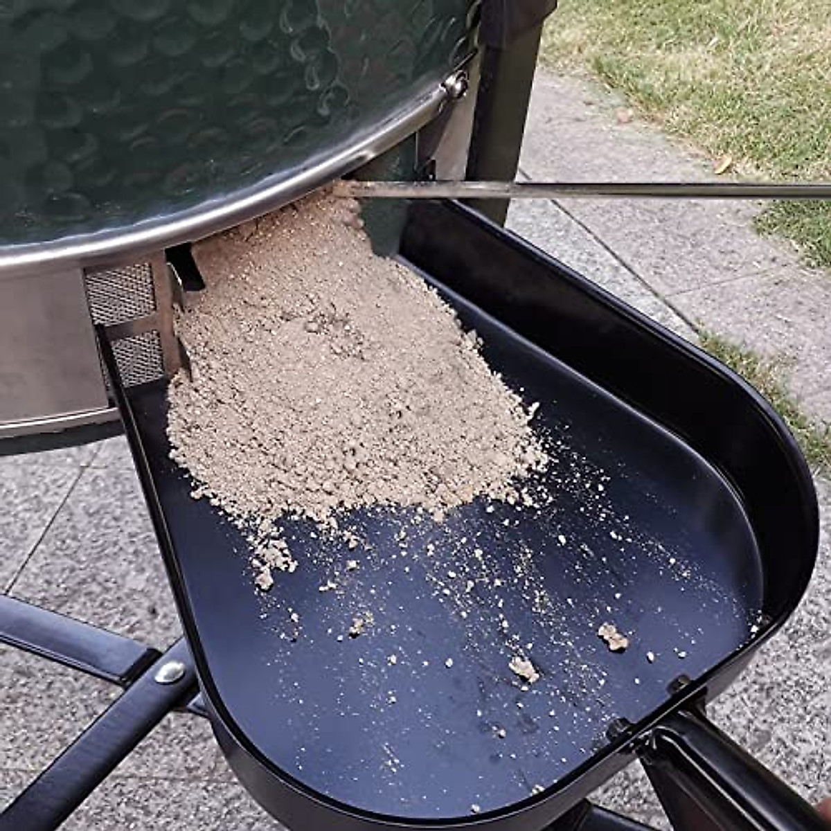 19 Inch BBQ Ash Tool for Kamado Joe Charcoal Smoker Big Green Egg Wood Burning Stove Ash Rake Grilling Poker Accessories Charcoal Garden Tools Grill Cleaning Tools