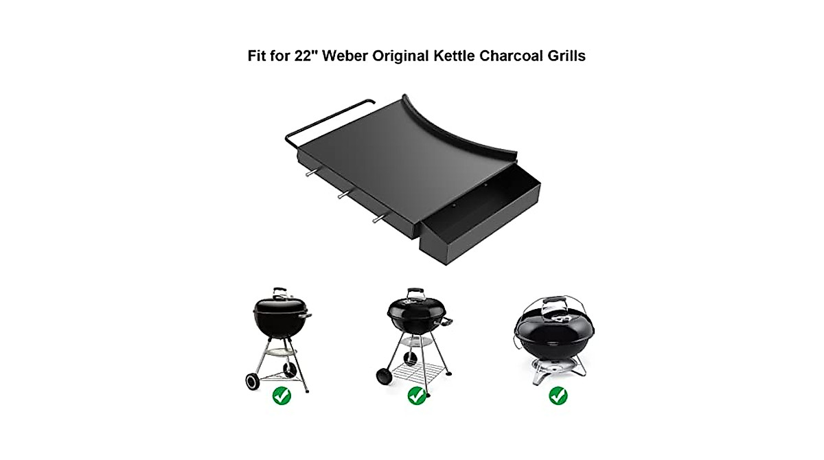 Grill Table Shelf for Weber 22" Kettle Grills