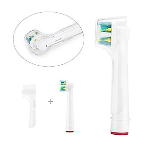 Etrhtec Toothbrush Replacement Heads Refill for Oral-B Electric Toothbrush Pro 1000 Pro 3000 Pro 5000 Pro 7000 Vitality Floss Action,8 Count with Covers