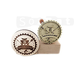 SozDat Custom Cake Branding Iron | Meat Branding Iron for Grilling | Meat Brander Personalized | Steak Branding Irons Personalized | Food Branding Iron | BBQ Branding Iron