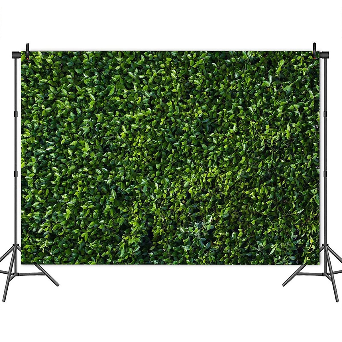 10x8FT Soft Fabric/Polyester Nature Spring Green Leaves Theme Photo Background Wedding Birthday Party Newborn Baby Shower Photography Backdrops Zoo Decor Shoot Props Bannner