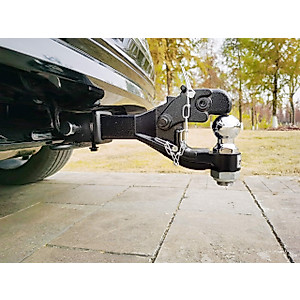 TOPTOW 64186 Pintle Hitch, Hook and 2 inch Trailer Ball Combination, 16,000 lbs (8T)…