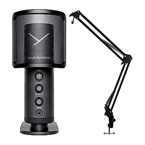 Beyerdynamic FOX Professional USB Studio Microphone Bundle with Boom Scissor Arm (2 Items)