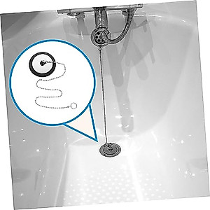 PAMINGONO 2pcs Pool Stopper Kitchen Sink Stopper Sink Drain Stopper Kitchen Drains Stopper Sink Sealing Tub Plug Bathtub Drain Stoppers Bathroom Sink Strainer Tub Stopper Black Rubber