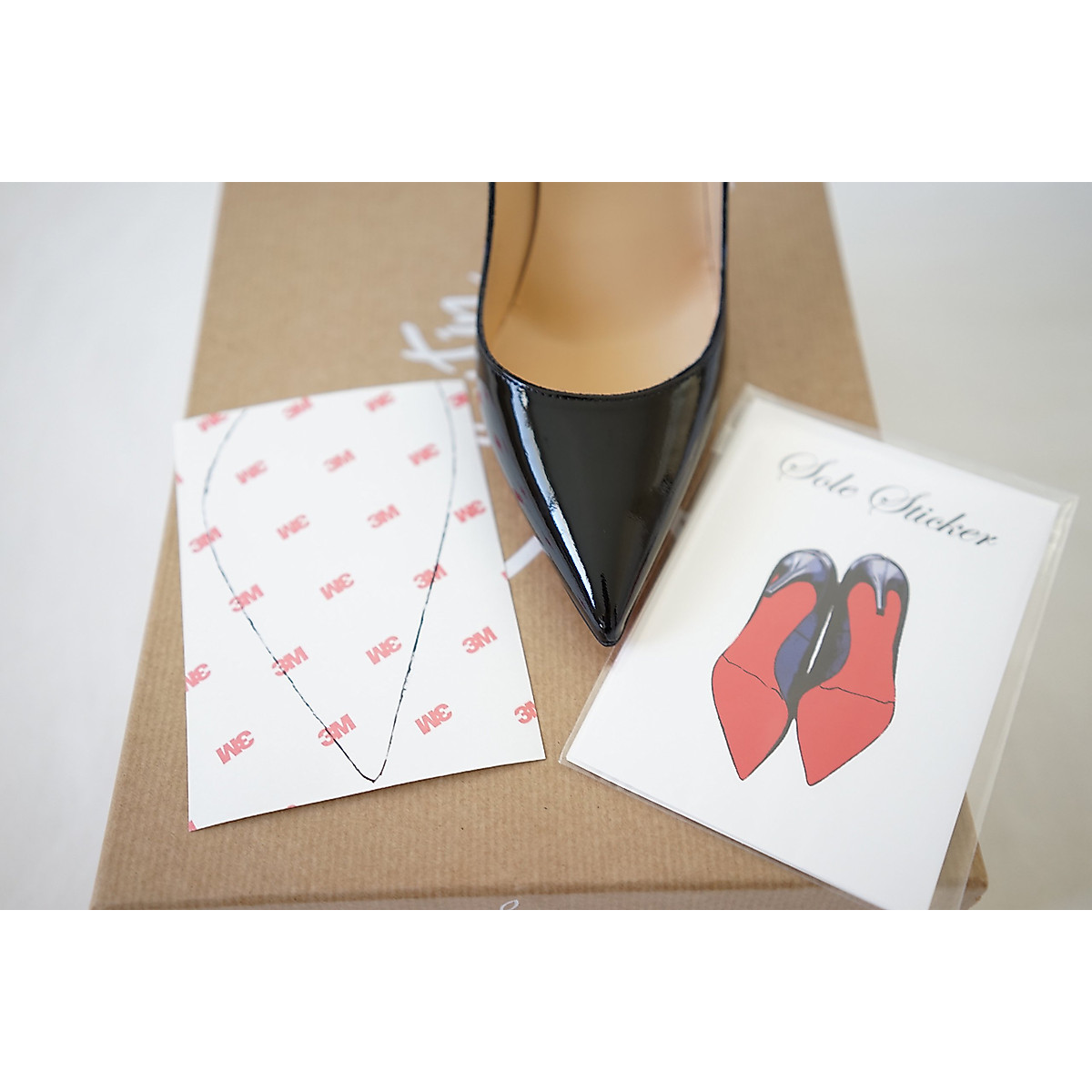 Sole Sticker Crystal Clear 3M Sole Protector for Christian Louboutin High Heels