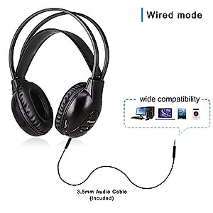 Joanbro Infrared Wireless Car Headphones for Town & Country, Sienna, Sequoia, Odyssey, Grand Caravan, Durango, Tahoe, Suburban, Yukon (XL), Acadia, Escalade, Pathfinder, Quest, Enclave, uConnect VES