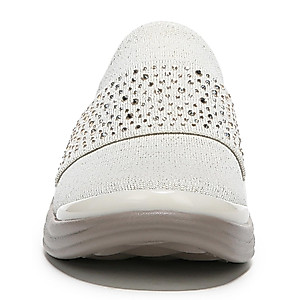 BZees Women's Pizazz Slip-On Loafer, Eggnog Sparkle, 9