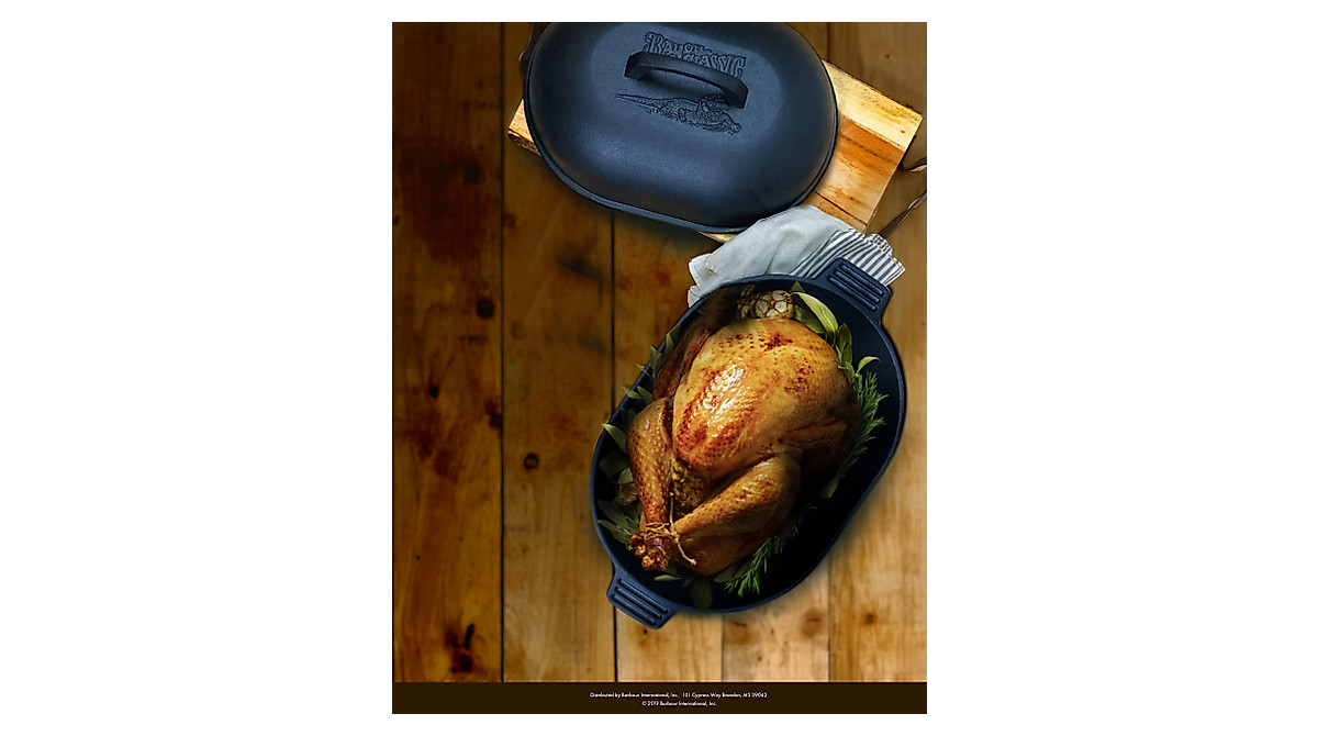 Bayou Classic 12-qt Cast Iron Roaster for Slow Cooking