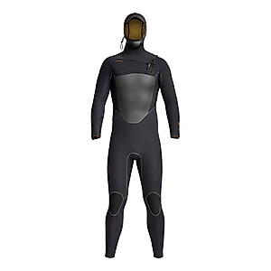 XCEL Mens Drylock X Hooded 5/4mm Fullsuit (Black '21, Large Tall)