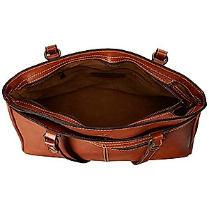 Patricia Nash Poppy Top Zip Tote, Tan