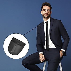 WLLHYF 2 Pairs Set-in Shoulder Pads Thickness 1.5cm Breathable Sponge Pads Shoulder Enhancer Sewing Supplies for Women Men Sloping High Low Shoulders Blazer Suit T-Shirt (Black+White)