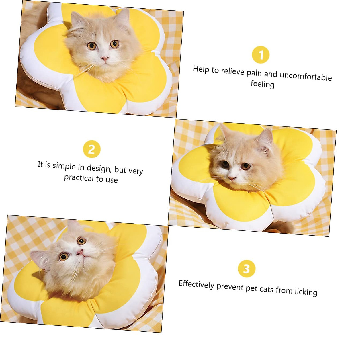 DOITOOL Collar Tarpaulin Headgear The Flowers