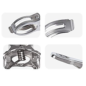 Pealeep Clothes pins, 60Pcs Metal Beach Chair Towel Clips,Heavy Duty Stainless Steel Clothespin, Beach Towel Clips Keep Your Towel from Blowing Away