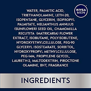 Nivea Men Sensitive Skin & Stubble Shave Gel - Pack Of 3 With Beard Softener for Men - 7 Oz. Can, 21 Ounce