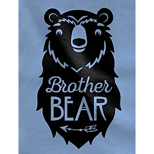Big Brother Bear Shirt Baby Boy Girl Infant Bodysuit Siblings Matching Outfits Toddler California Blue 2T / Baby Aqua 6M (3-6M)