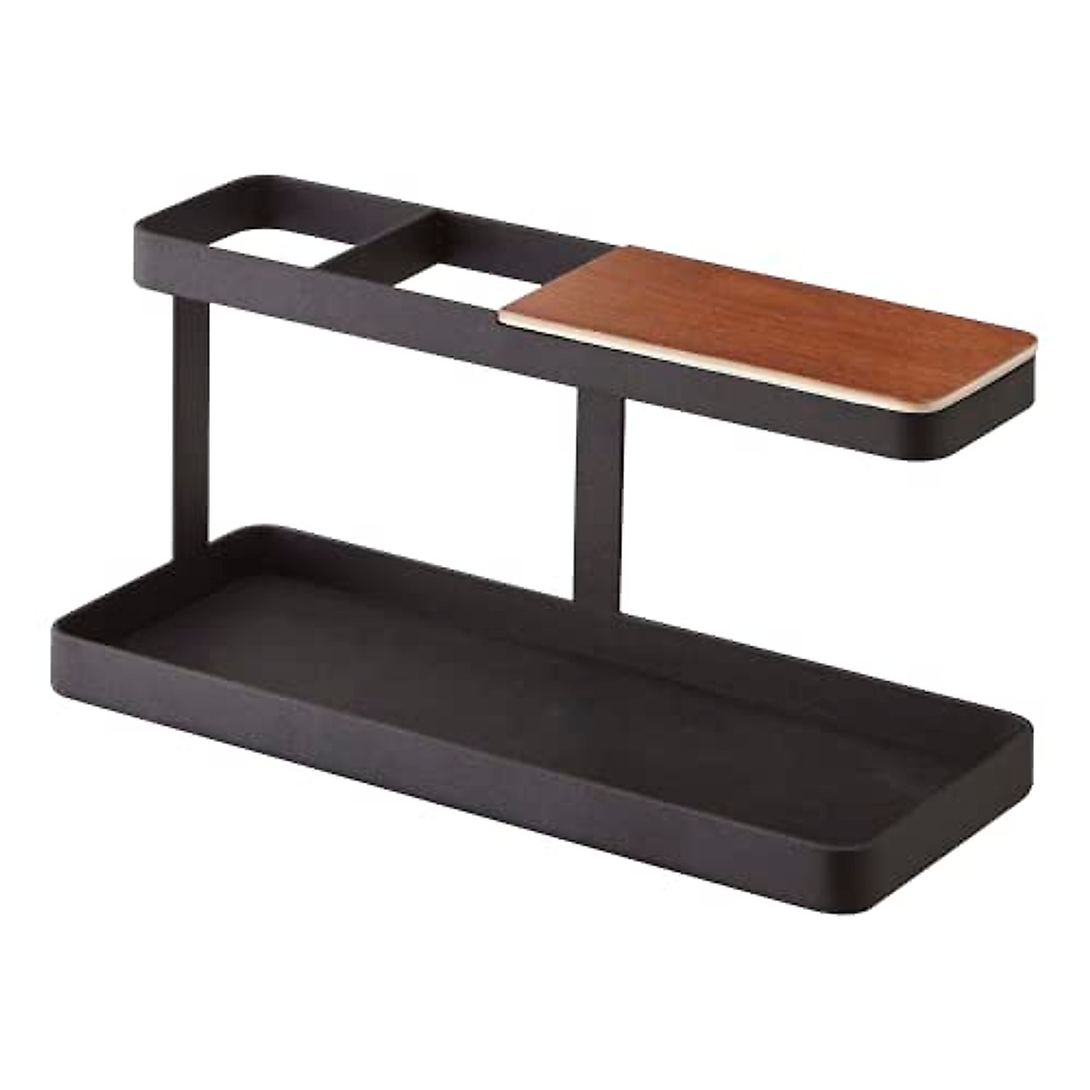 YAMAZAKI home 2300 Desk Bar-Wood & Steel Organizer, One Size, Black