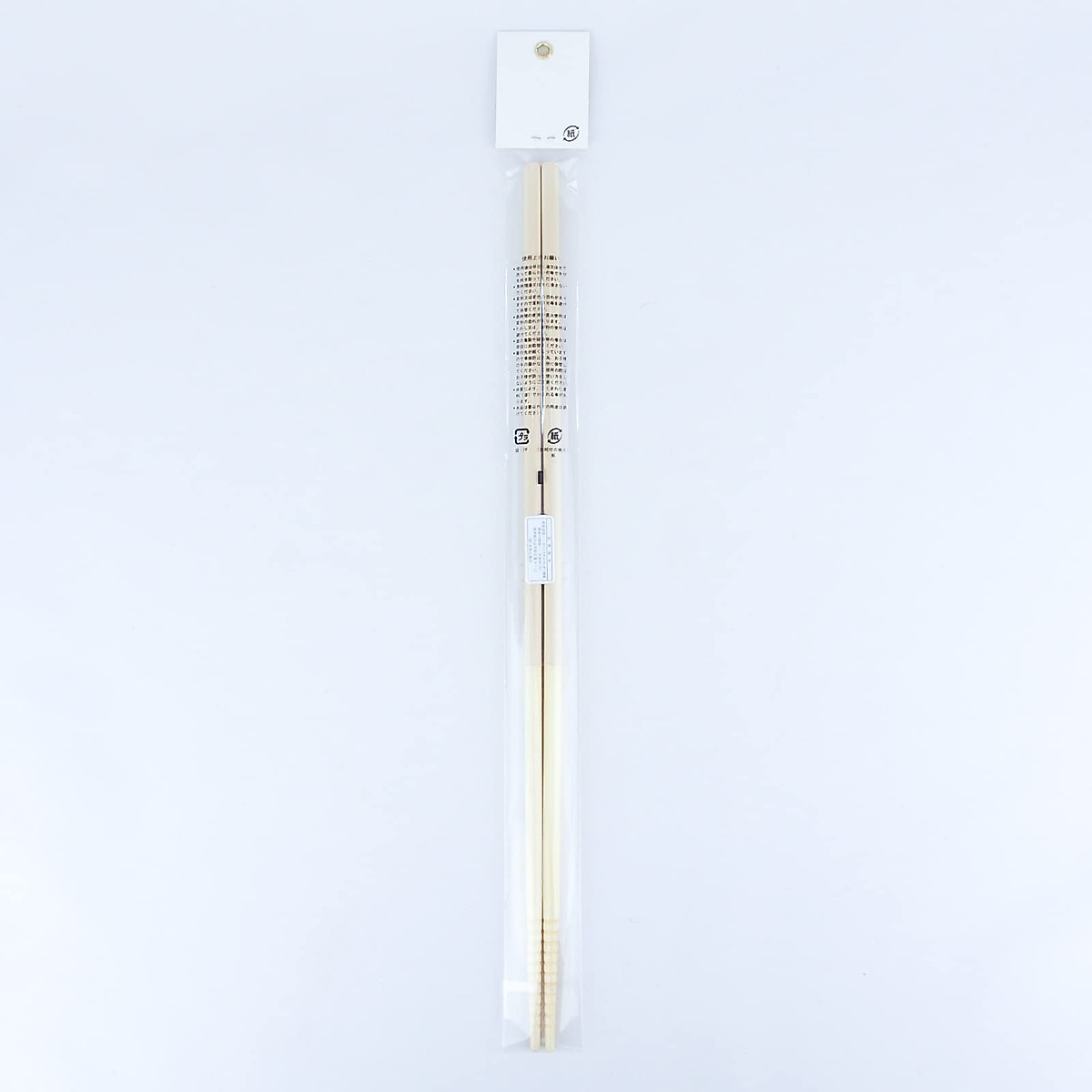 Ogishi Tadashi Shouten Cooking Chopsticks Long Bamboo Wood Saibashi 13 Inches Made in Japan (Beige)