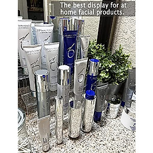 WINKINE Acrylic Riser Display Shelf, 4 Tier Perfume Organizer, Display Riser for Amiibo Funko POP Figures, Tiered Display Stand Small Risers for Display, Acrylic Display for Decoration and Organizer