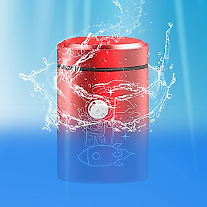 CUMFYHOUS 2 Pack Portable Aluminum Storage Jar,Airtight Smell Proof Container,Stash Jar with Screw-Top Lid Lock Odor,Double Sealed Airtight Jar,Multipurpose Container for Herb Spices,Coffee & Teas