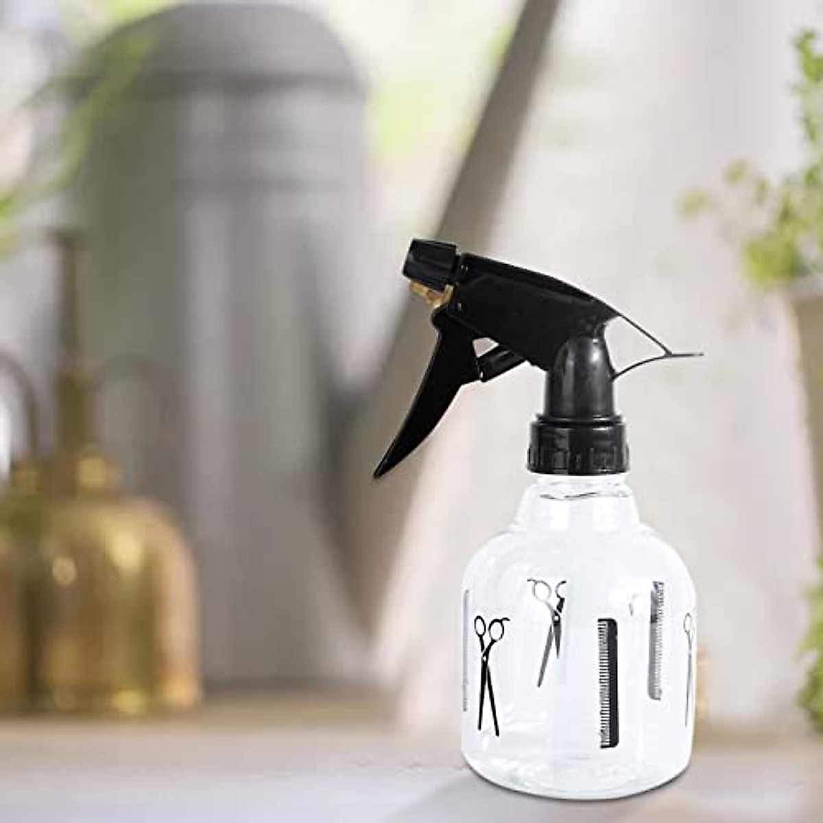 Fine Mist Plastic Spray Bottle Cleaning Products In Refillable Large Container 1 Watering Can for Indoor Plants