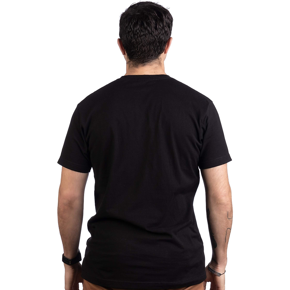 Ann Arbor T-shirt Co. Skeleton Rib Cage, Jumbo Print Novelty Halloween Costume Unisex T-Shirt - Large - Black