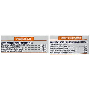 ProSense Hip and Joint Solutions 60 Count, for Dogs, Advanced Strength Glucosamine Chews