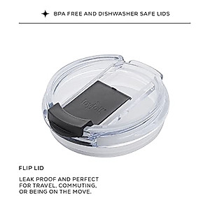 JoyJolt Triple Insulated Tumbler with Handle. 12 oz Tumbler Cup with Lid. Vacuum Sealed, Copper Lined, Double Wall Stainless Steel Tumblers. Travel Mug with Lid, Coffee Tumbler, Smoothie Cup, Tea Mug