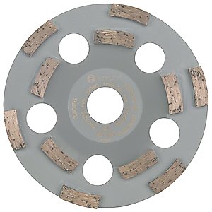 Bosch 2608602552 Diamond Grinding Head Expert for Concrete, 125mm Ø, 22.23mm x 4.5mm, Grey