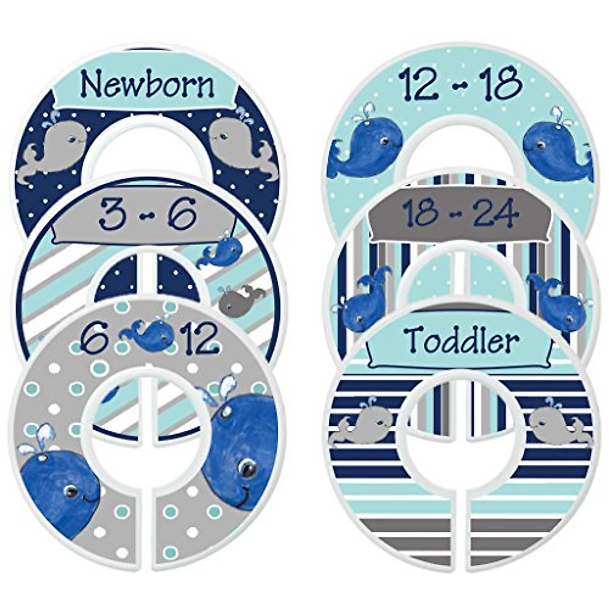 Mumsy Goose Baby Closet Dividers Nursery Closet Dividers Closet Organizers Whales