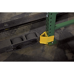 Vestil G3-V4-YL Steel Upright Rack Guard 7 in. x 5 in. x 5 in. Yellow