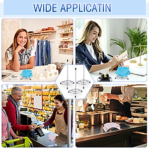 Barydat 10 Pcs Receipt Holder Spike 6.7 Inch Check Spindle Desk Receipt Holder Organizer Ticket Stabber for Restaurant Ticket Holder Stainless Steel Bill Fork for Memo Food Order Paper Stand Supplies