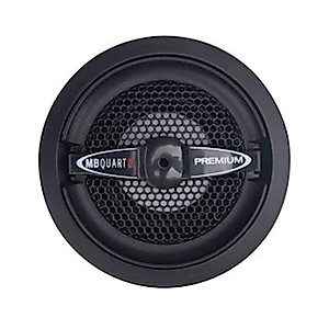 MB Quart PS1-316 Premium 3-Way Component Car Speaker System (Black, Pair) – 6.5 Inch Speaker System, 400 Watt Car Audio, 4 OHMS (Grills Included)