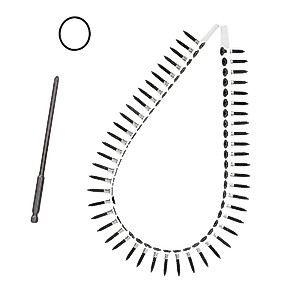 Auto Feed Screw Guns, Collated Screw Guns Chain Nail Guns Adapter Automatic Electric Drill Screw Tightening Equipment Installed on Electric Drill for Gypsum Board/Partition Wall/Wood Board/Ceiling