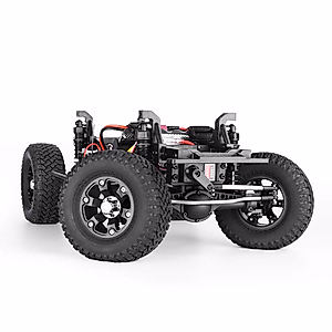 RGT RC Crawler 1:10 4wd Crawler Off Road Rock Cruiser RC-4 136100V3 4x4 Waterproof Hobby RC Car Toy (Yellow)